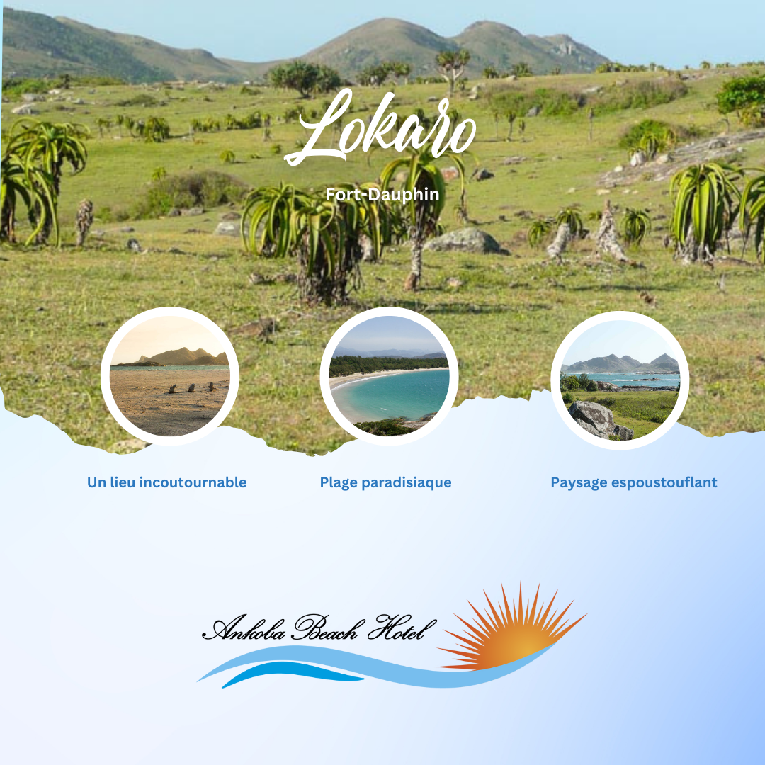 Ankobabeach hotel – Vu sur la plage , pied dans l'eau